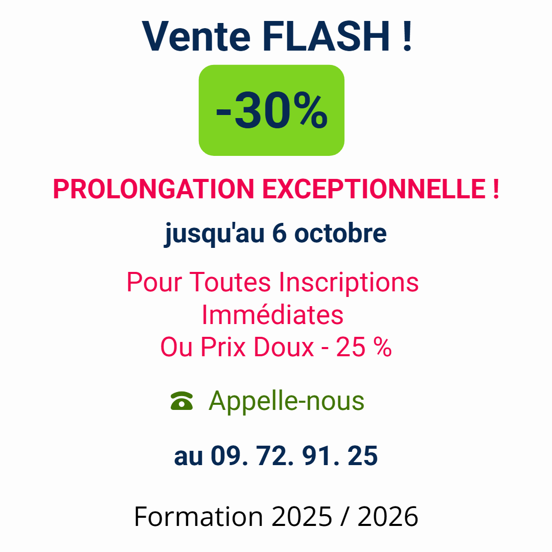 Réduction vente flash - Psynapse Formation Hypnose et PNL